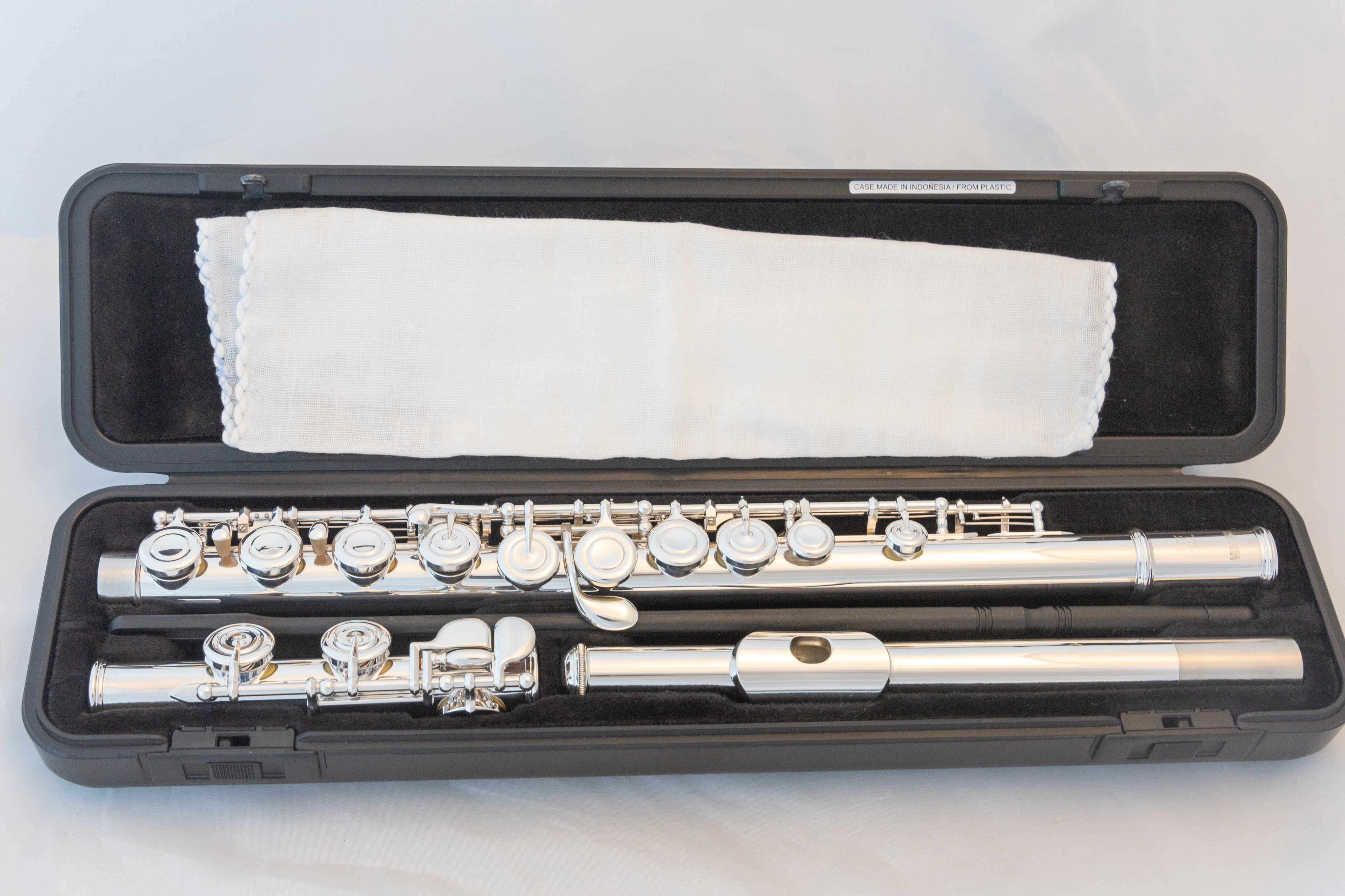 Yamaha YFL-222 Standard Silver-plated Flute *Cleaned & Serviced *Ready ...
