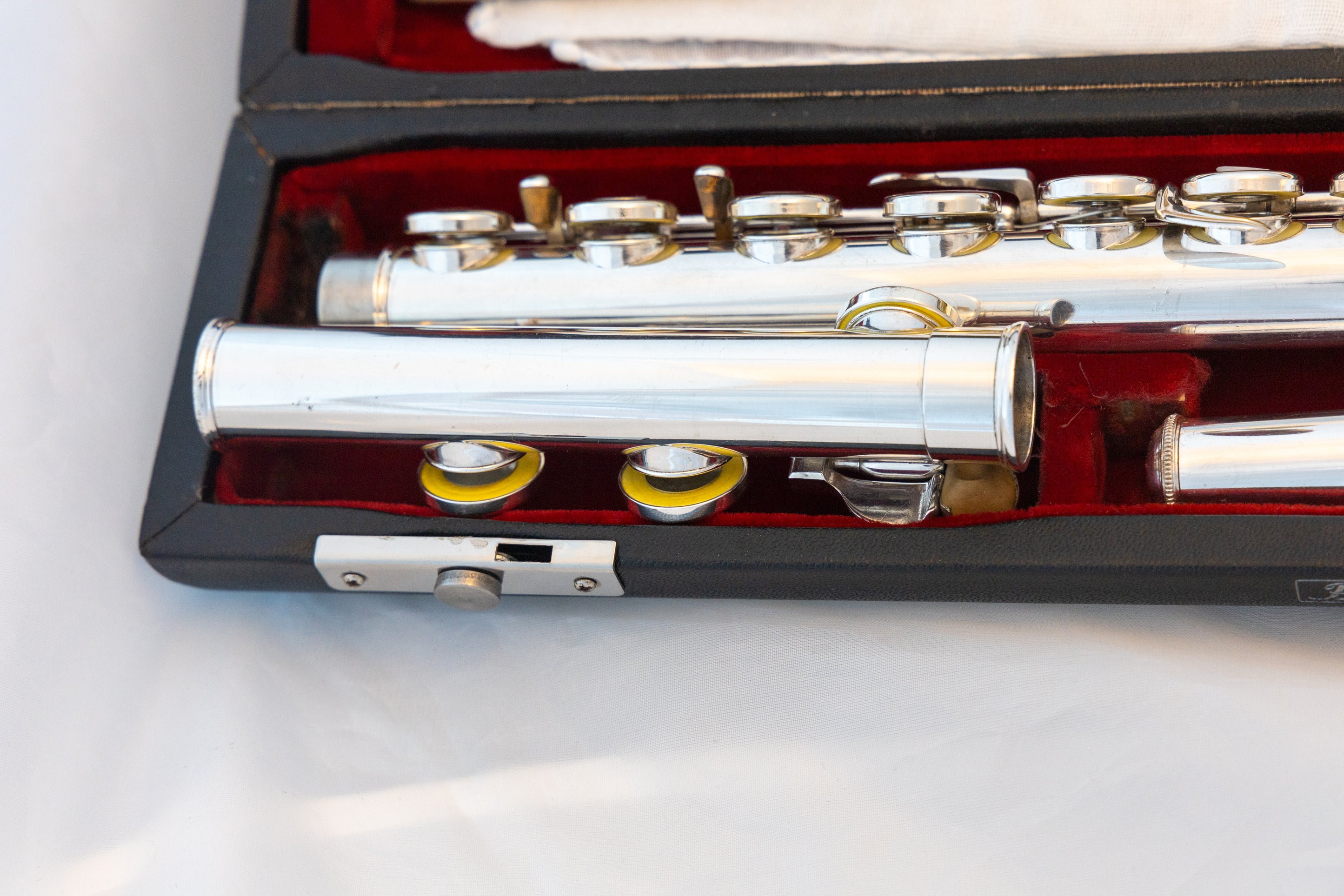 Pearl PF-501 Flute Silver-plated *Open-hole *Made in Japan *Cleaned ...